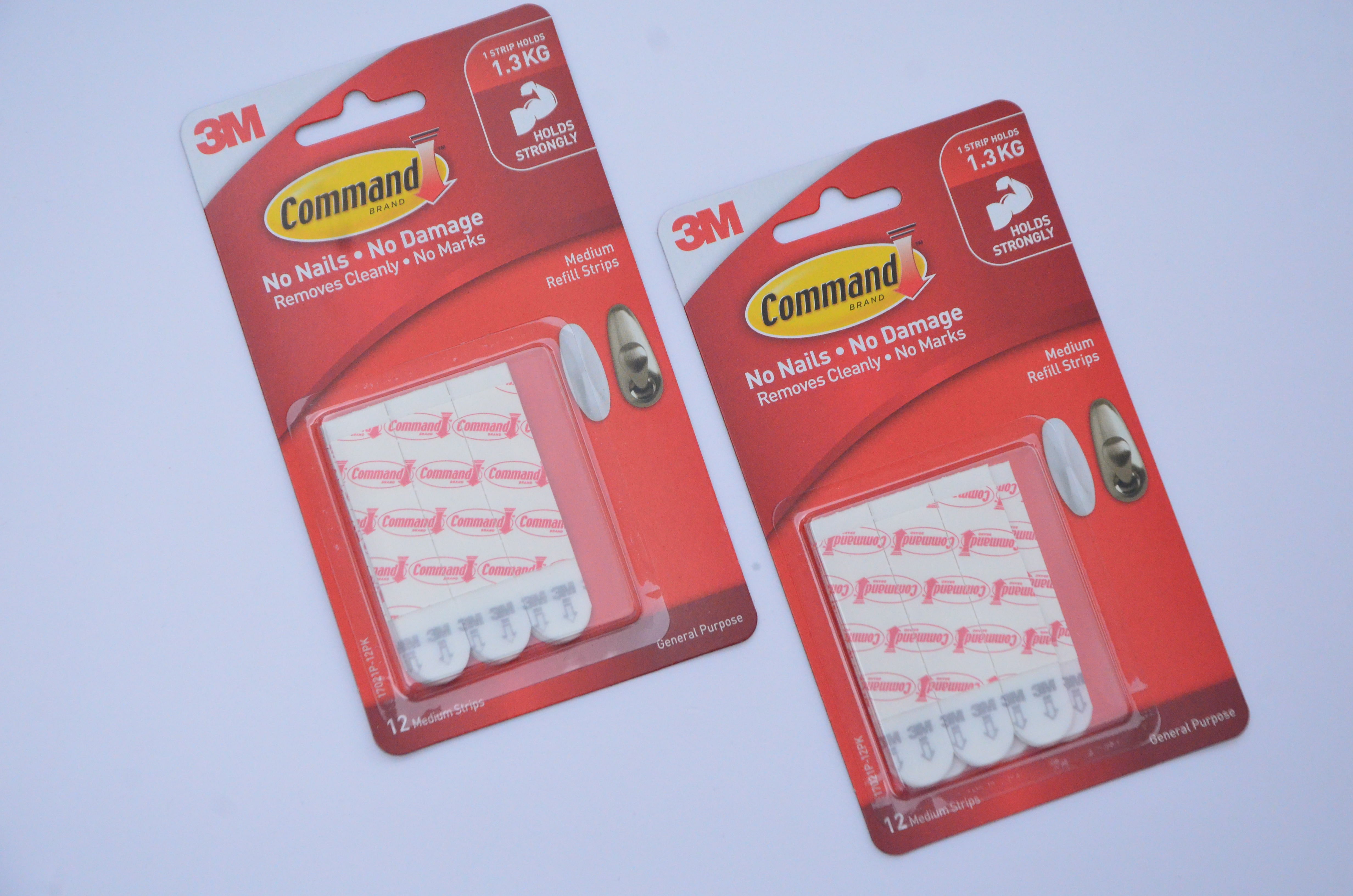 3M Command Strips (17021P-12PK) – Premium Stationers