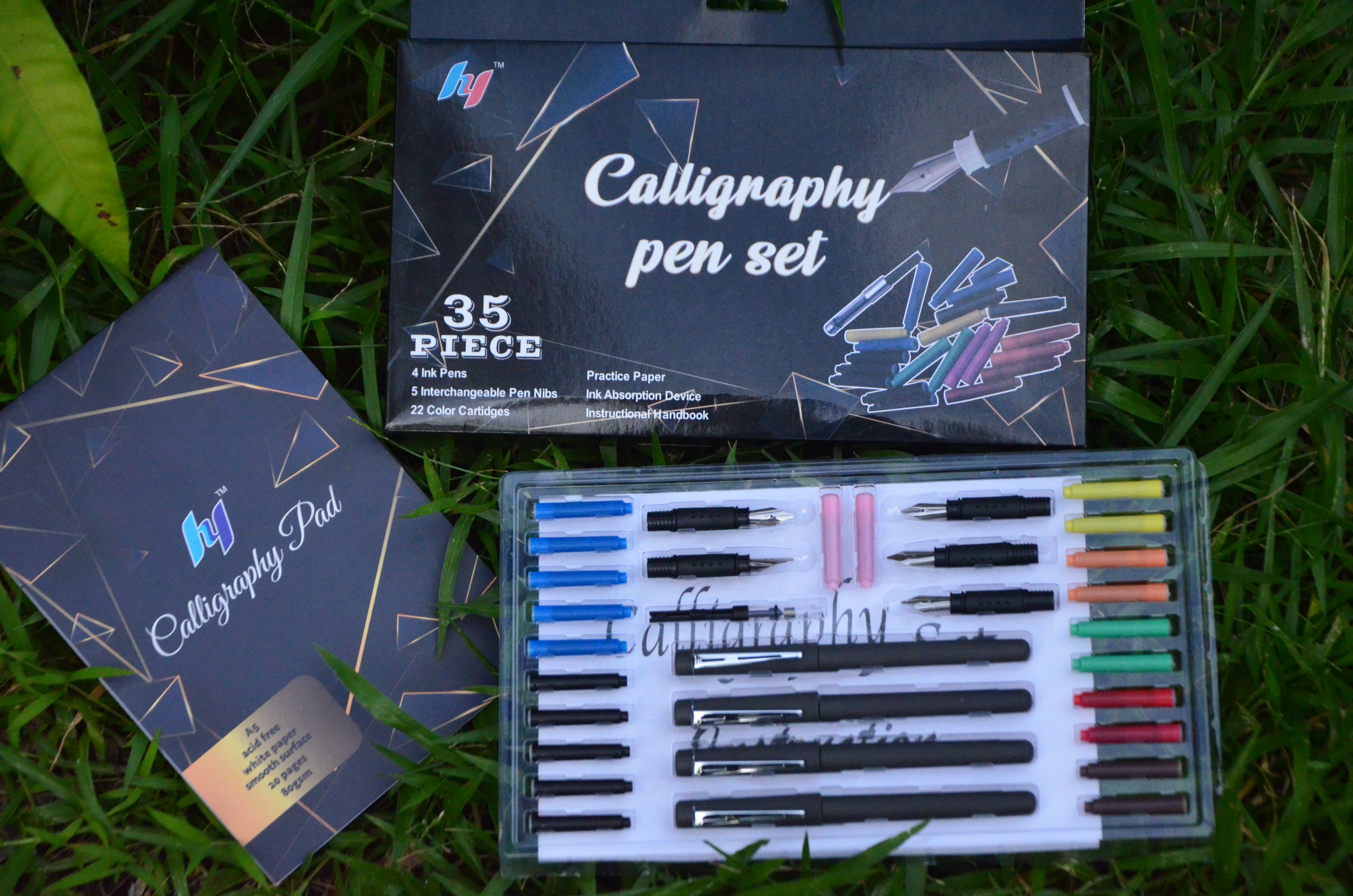 Hy Calligraphy Pen 35pcs Set – Premium Stationers