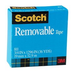 3M Magic Tape Removable 3/4" (811) – Premium Stationers