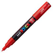 Uni POSCA Permanent Marker (PC-1M) - Red – Premium Stationers
