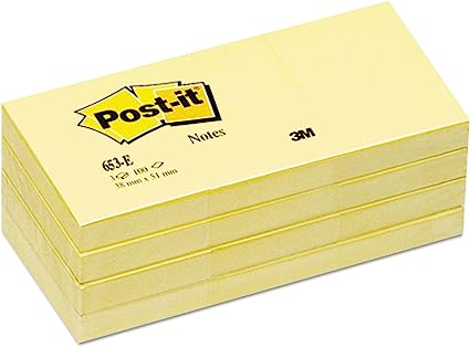 3M Post-it 1-1/2 X 2 pack - Canary Yellow – Premium Stationers