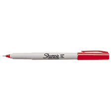 Sharpie Permanent Marker Extra Fine - Red – Premium Stationers
