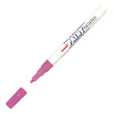 Uni Permanent Paint Marker (Px21) - Pink – Premium Stationers