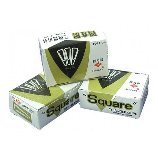 Square Paper Clips (25mm-100pcs) – Premium Stationers