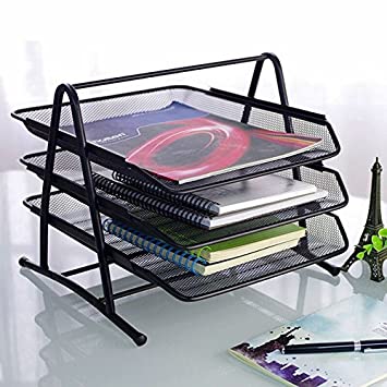 Filing Tray Steel Mesh 3 Tray – Premium Stationers