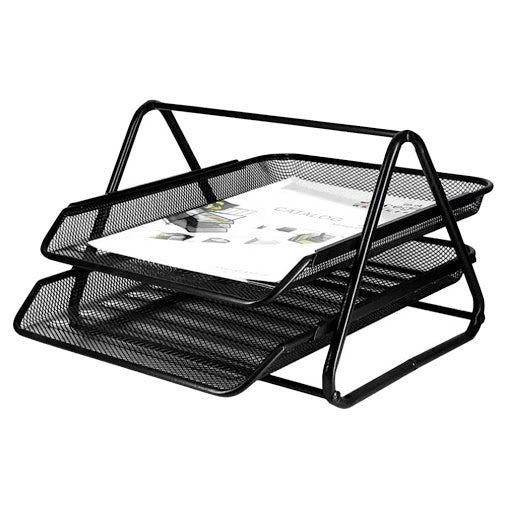Filing Tray Steel Mesh 2 Tray – Premium Stationers