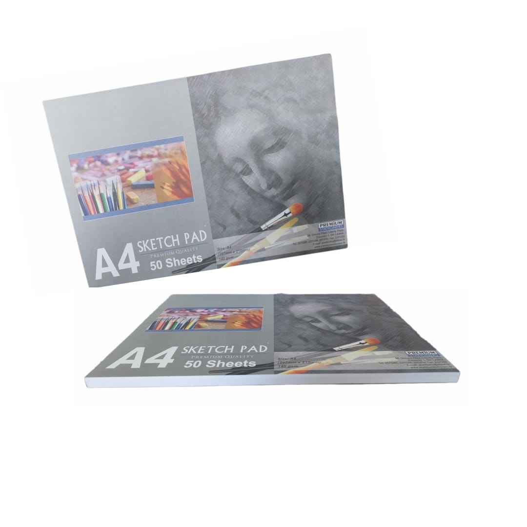 Premium Sketch Pad (A4-140gsm-50 sheet) – Premium Stationers