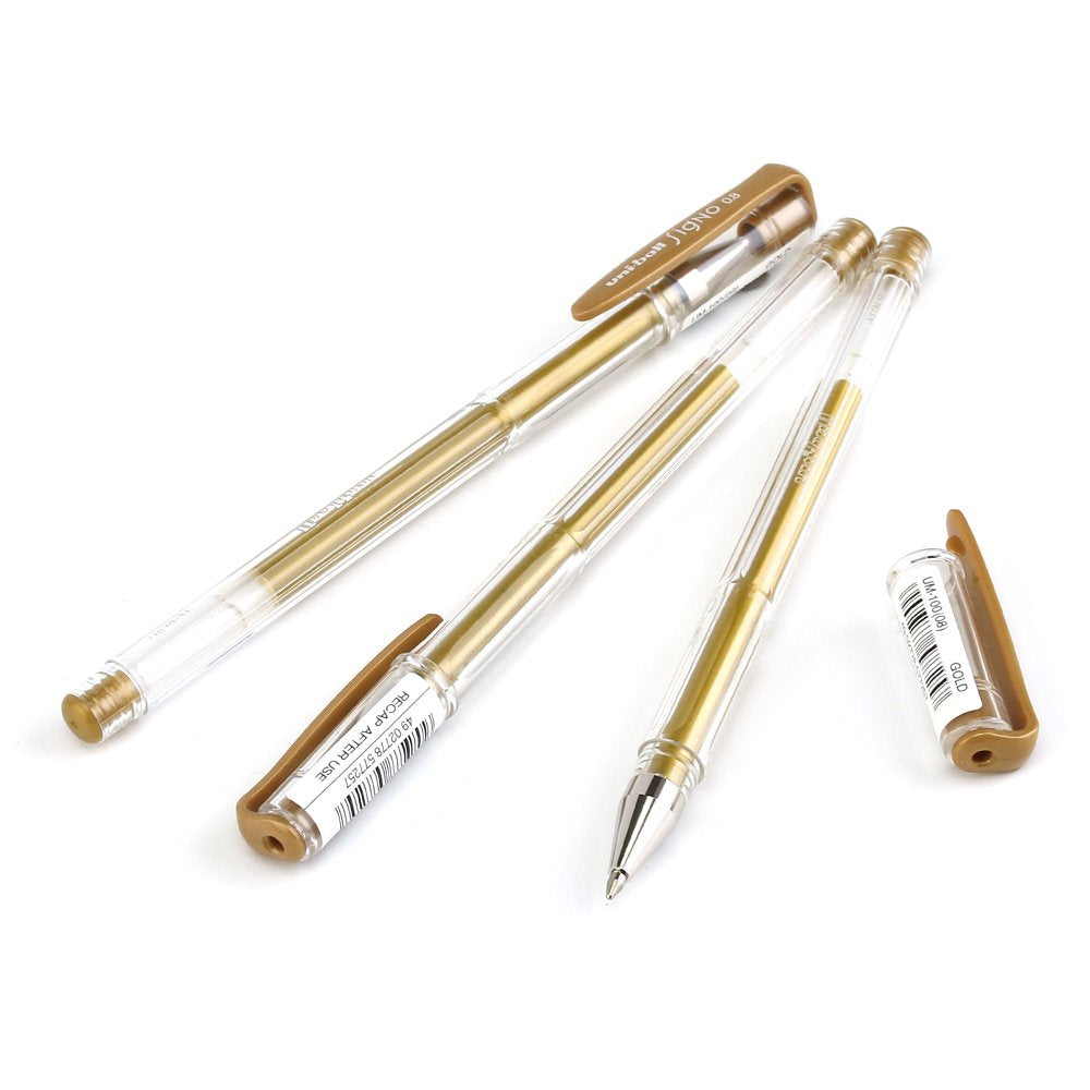 Uni Ball Signo UM-100 (Gold) – Premium Stationers